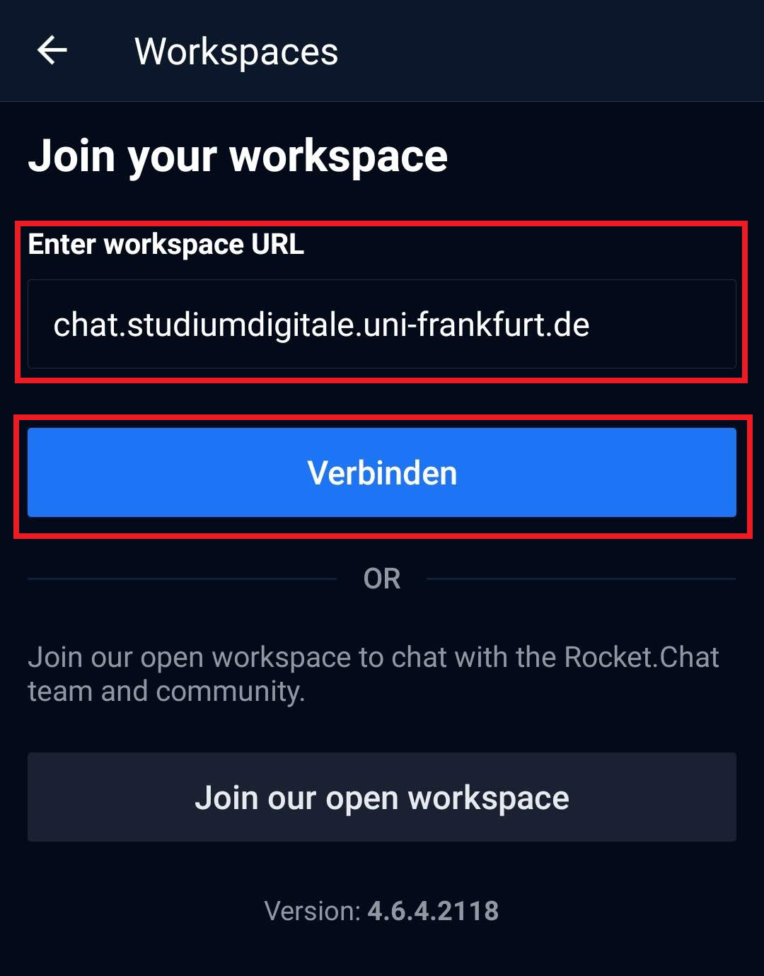 Nutzung und Einrichtung der Rocket.Chat Apps – Lehre virtuell