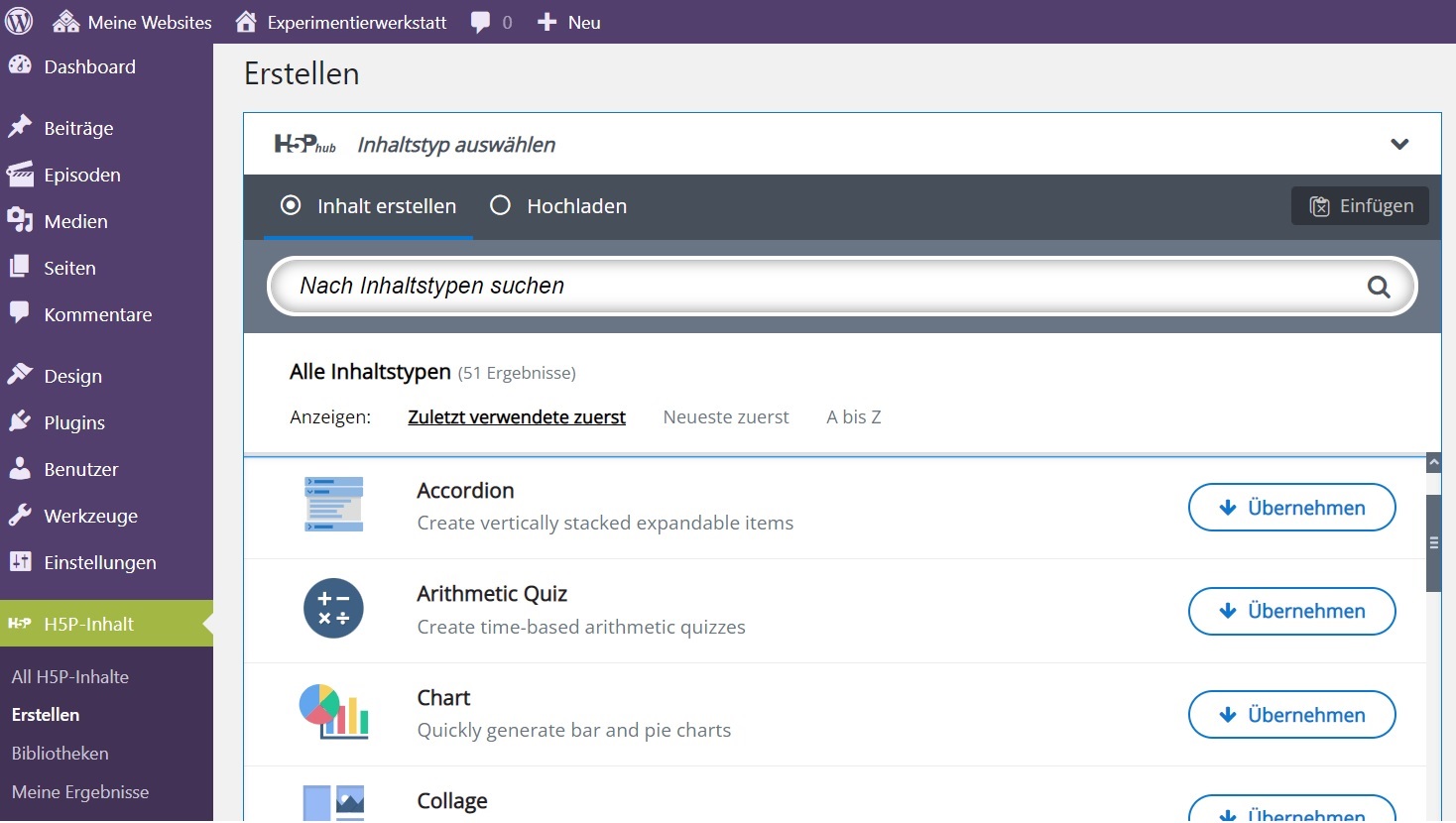 Interaktive Selbstlernelemente mit H5P – Lehre virtuell