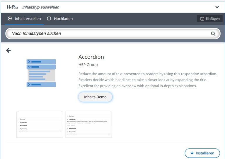 Interaktive Selbstlernelemente mit H5P – Lehre virtuell